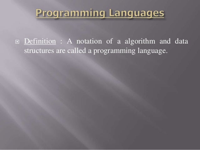 Unit1 principle of programming language