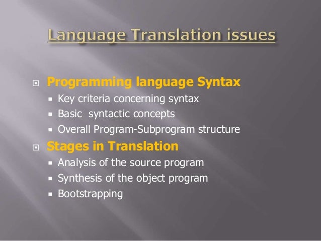 Unit1 principle of programming language Unit1 principle of programming language