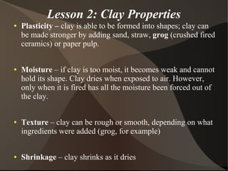 Ceramics Unit 1 | ODP