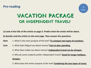 Unit 1 Tourism | PPT