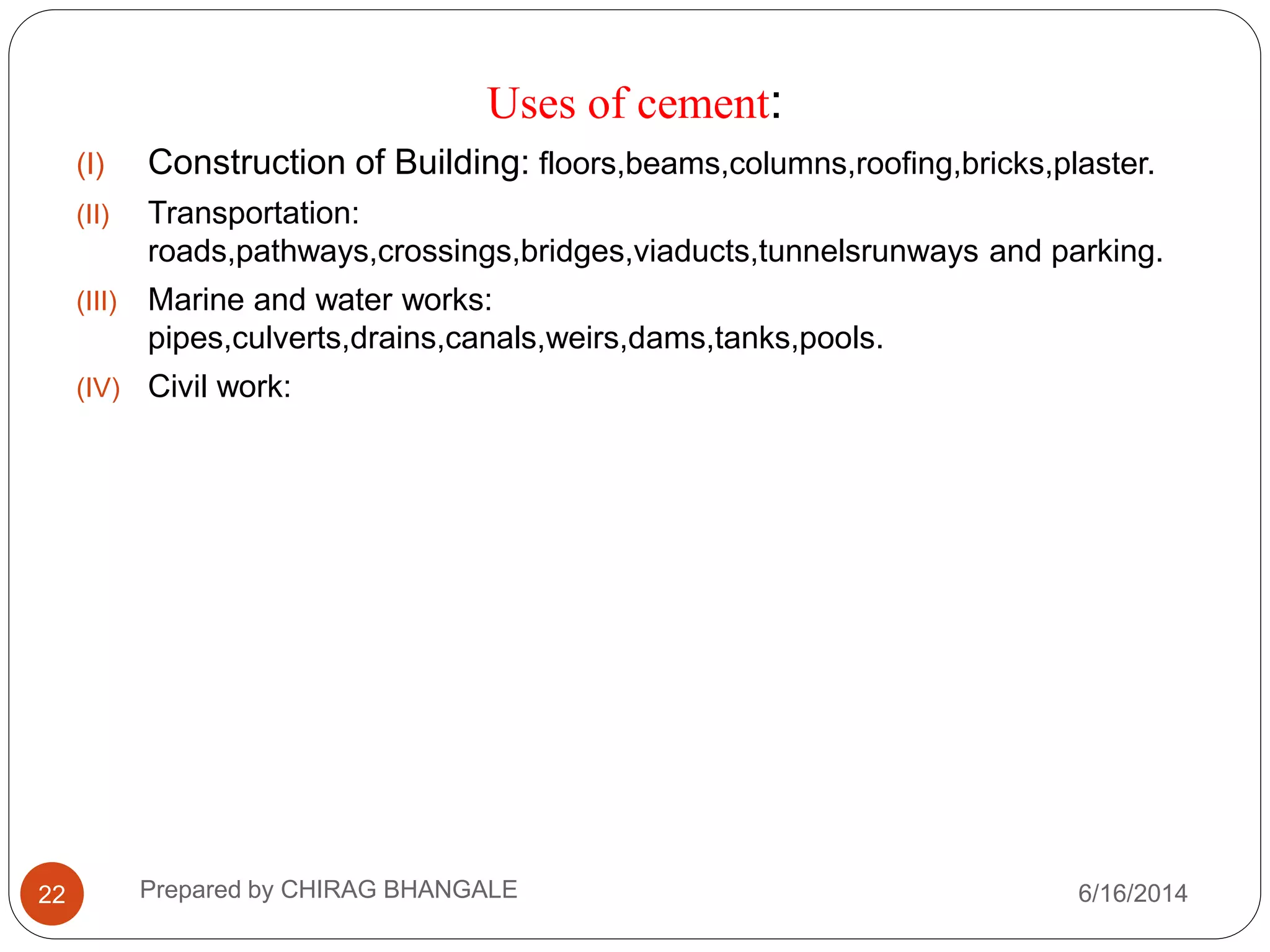 Unit 1.civil engineering materials | PPTX