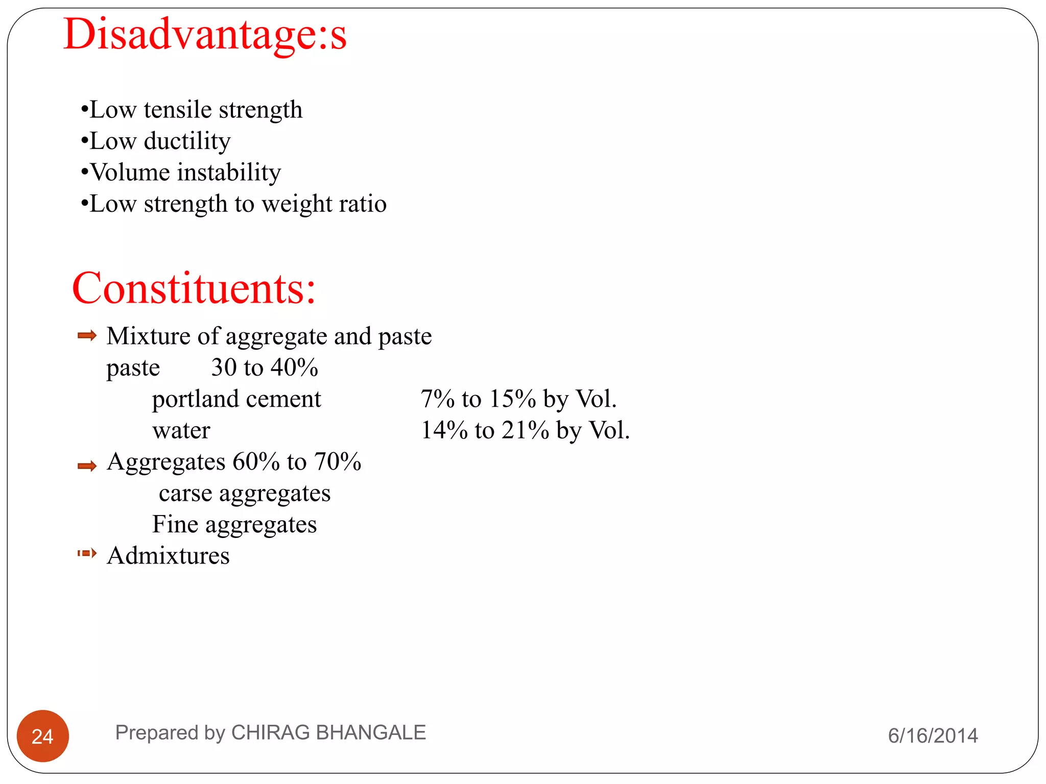 Unit 1.civil engineering materials | PPTX
