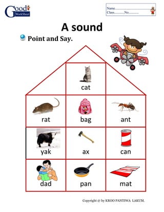 Phonics a sound1 | PDF