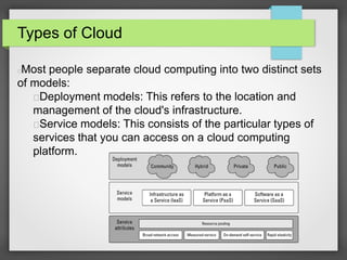 Unit 1.3 types of cloud | PDF