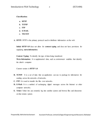 Unit 1 Webtechnology | DOCX