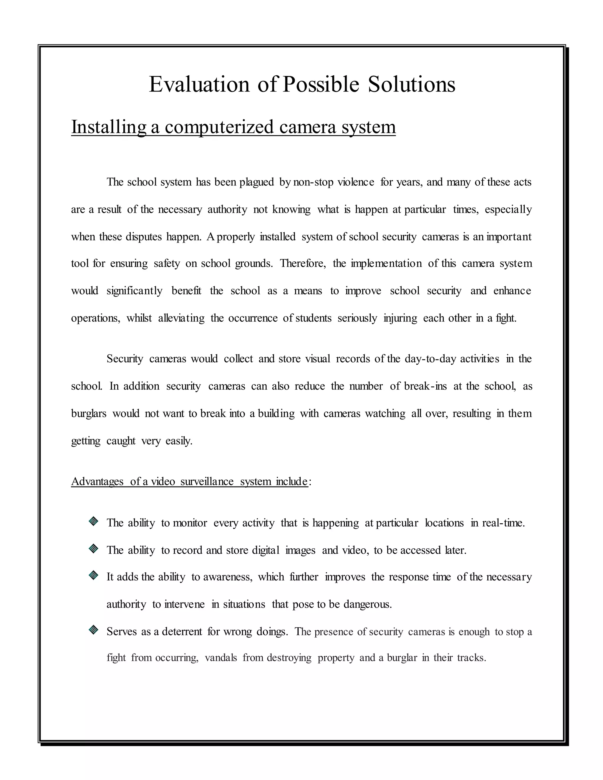 CAPE Information Technology Unit 1 - Sample SBA | DOCX