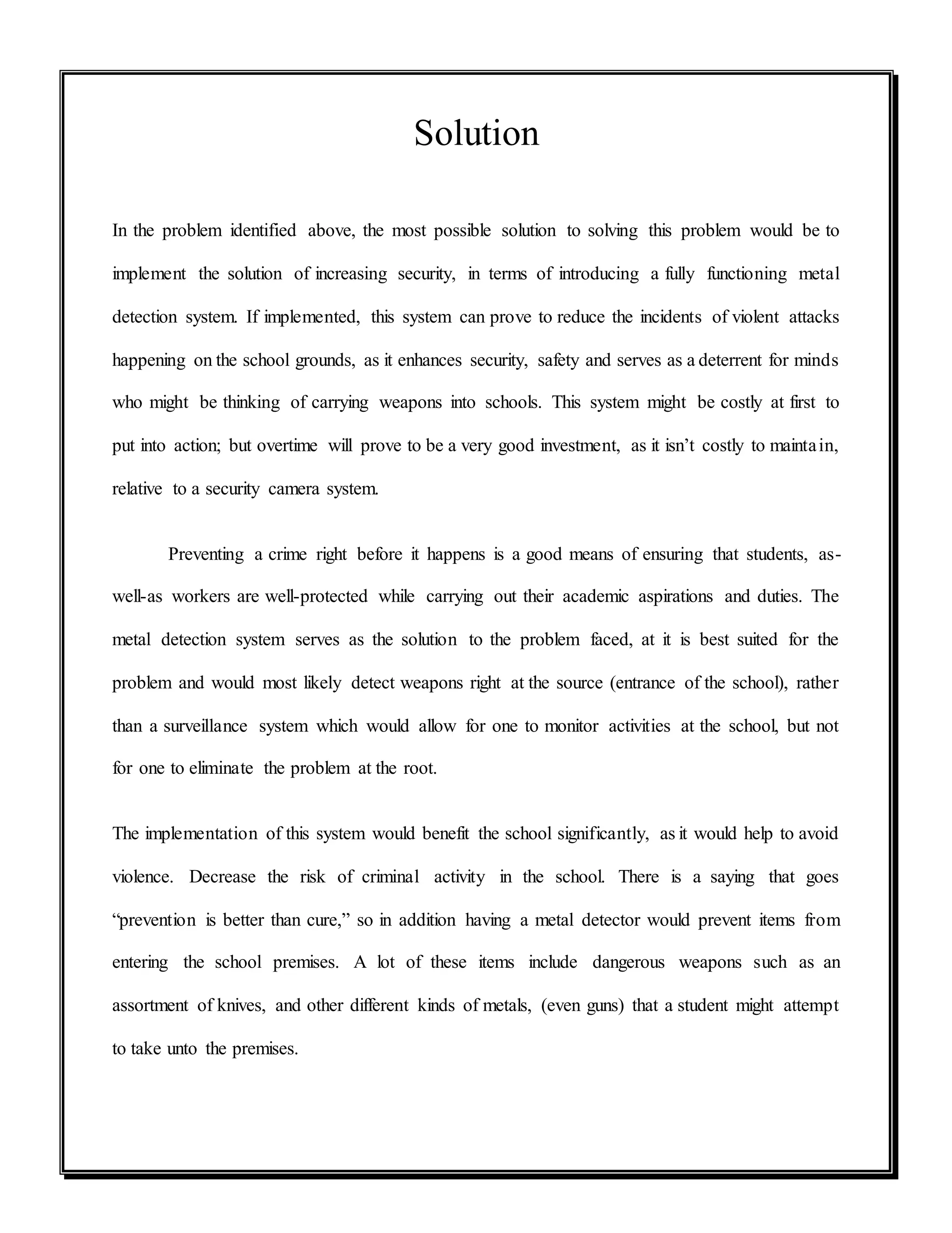 CAPE Information Technology Unit 1 - Sample SBA | DOCX
