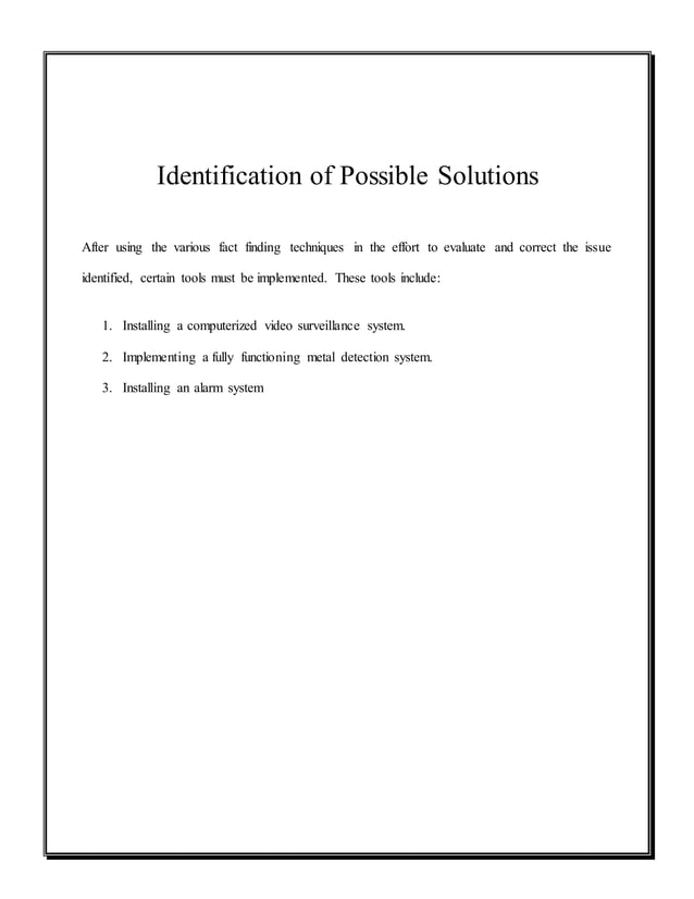 CAPE Information Technology Unit 1 - Sample SBA | DOCX | Crime ...