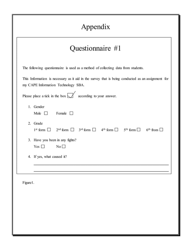 CAPE Information Technology Unit 1 - Sample SBA | DOCX | Crime ...