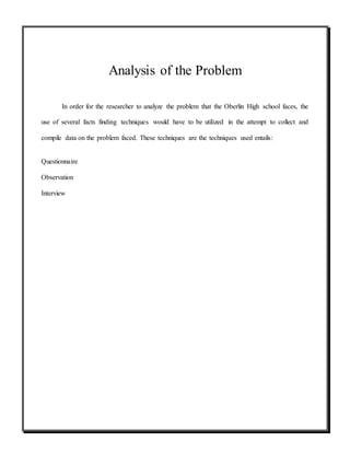 CAPE Information Technology Unit 1 - Sample SBA | DOCX