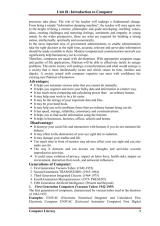 ICT 3rd Semester Unit1 | PDF