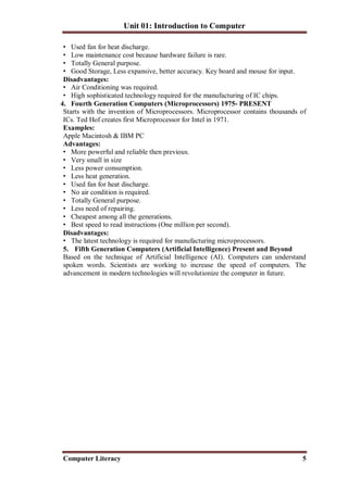 ICT 3rd Semester Unit1 | PDF