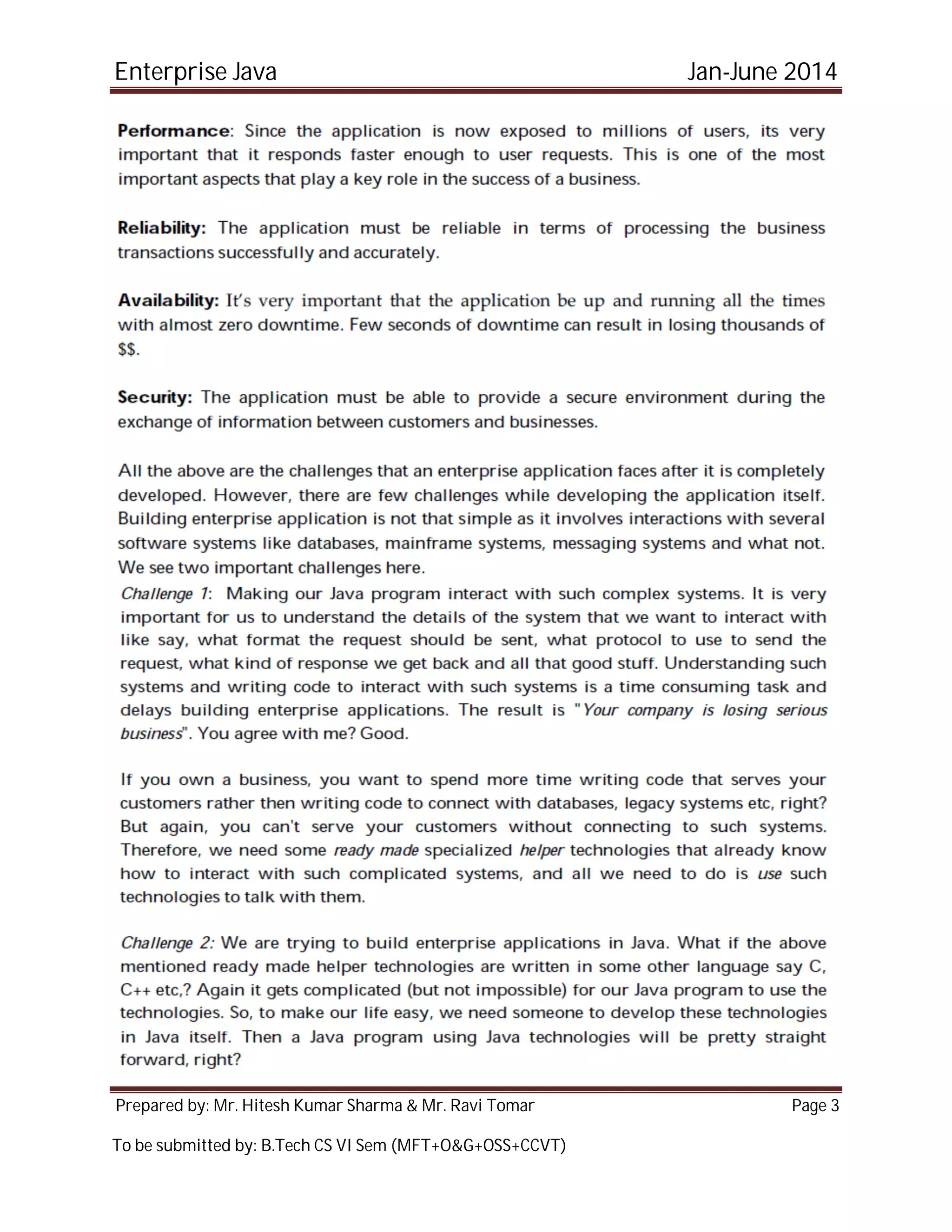 Introduction to J2EE | PDF