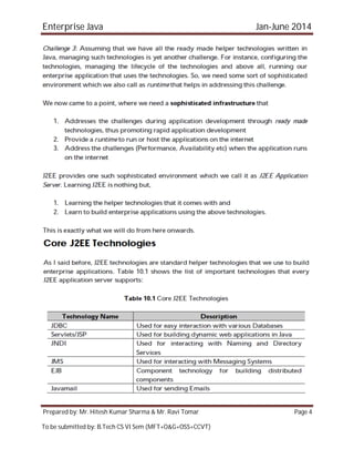 Introduction to J2EE | PDF