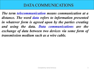 Introduction to Data Communication | PDF