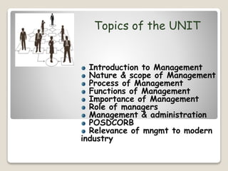INTRO TO FUNDAMENTALS OF MANAGEMENT | PPTX