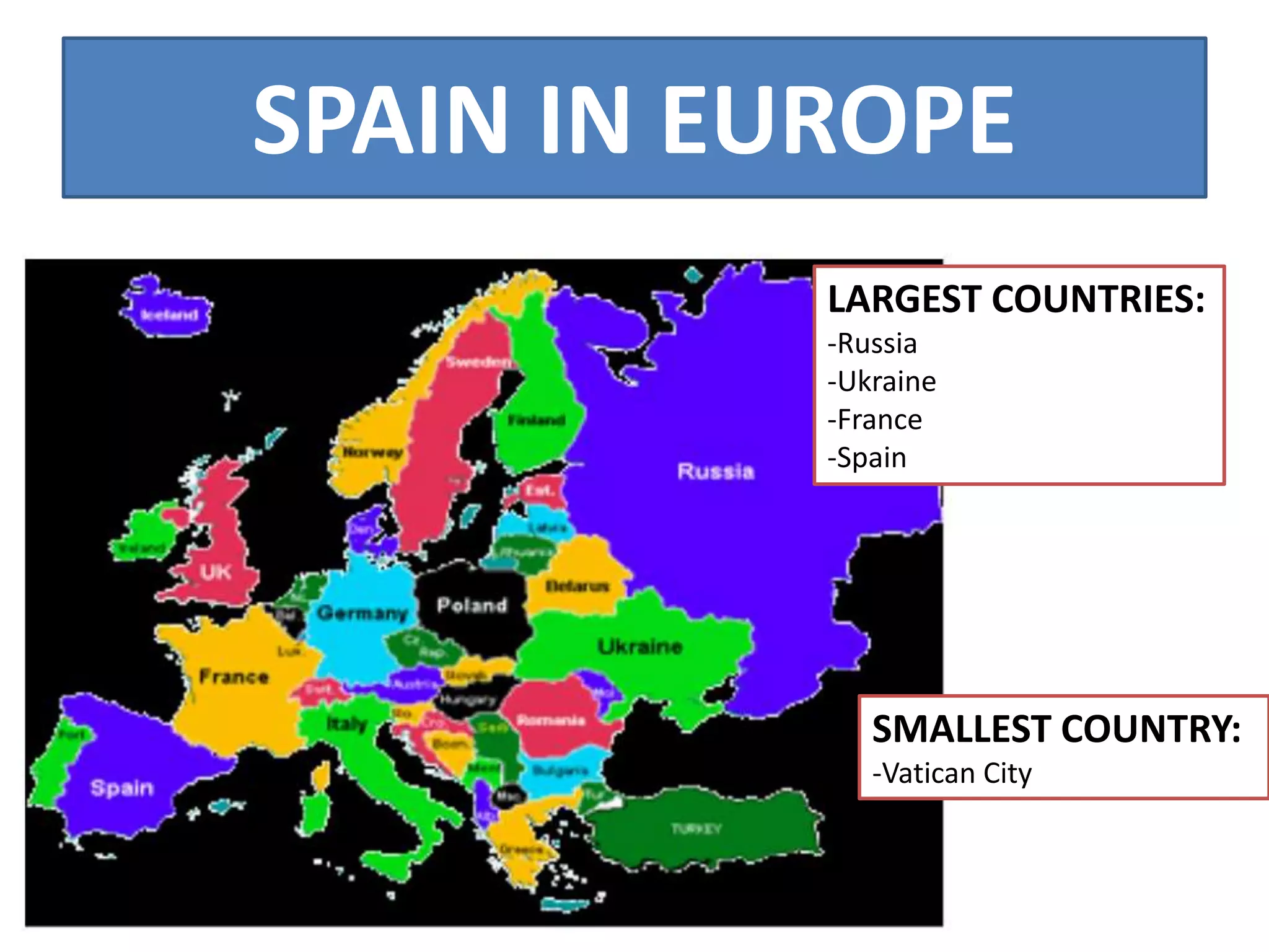 Unit 1. geography of spain | PPT