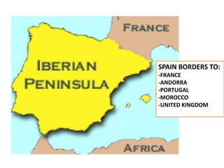 Unit 1. geography of spain | PPTX