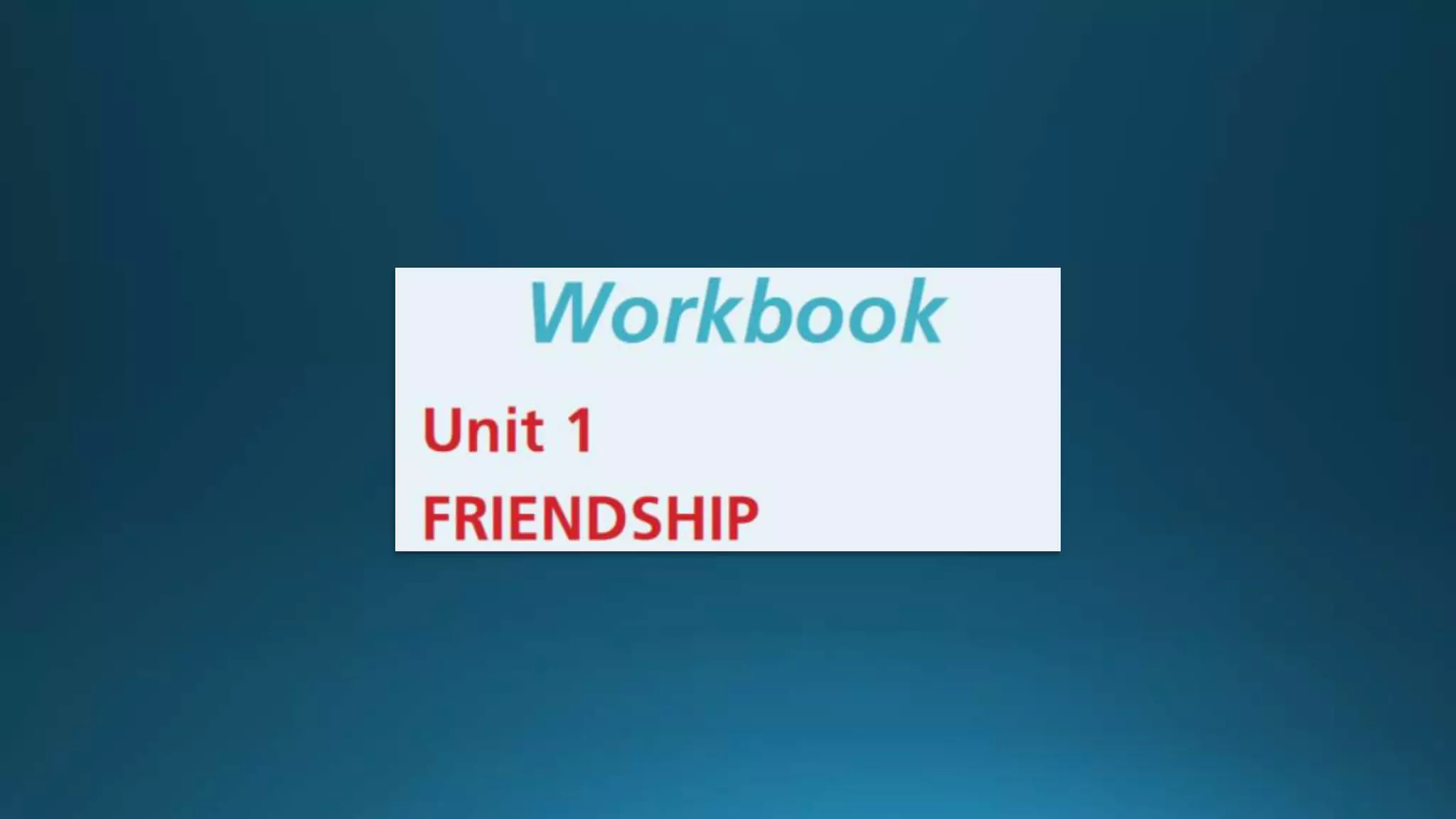 Unit1 | PPT