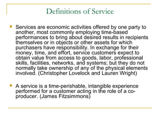 Unit 1 Service Operations Management | PPT