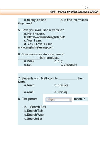 Unit 1 what is a website? | DOCX