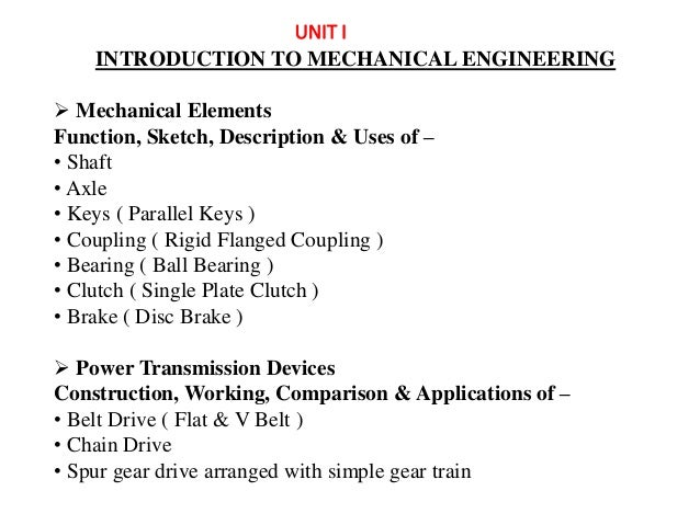 BASIC MECHANICAL ENGINEERING