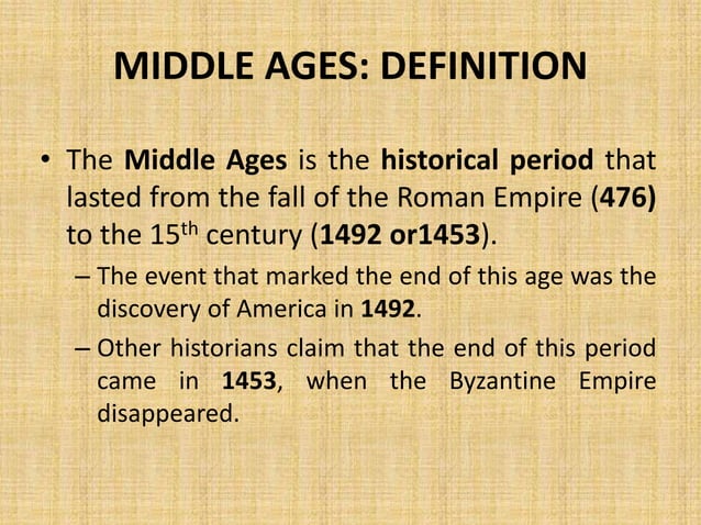 Unit 1. Middle ages: three civilisations | PPT