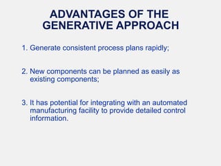 introduction to process planning murugananthan | PPT