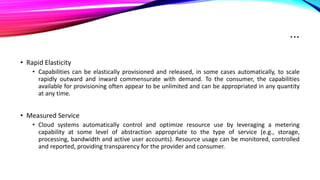 Overview of Cloud Computing | PPTX