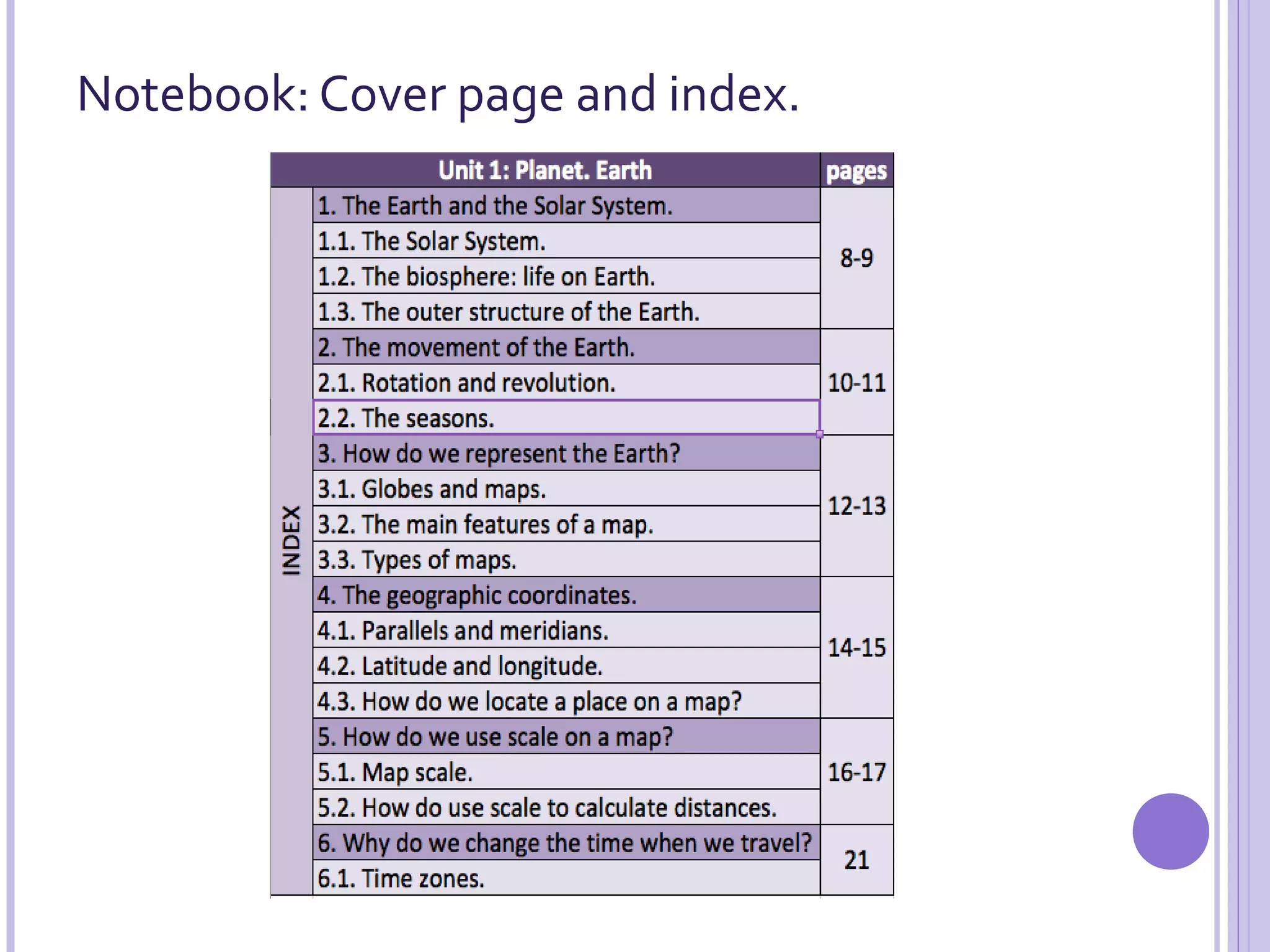 Unit1.Planet Earth | PPT