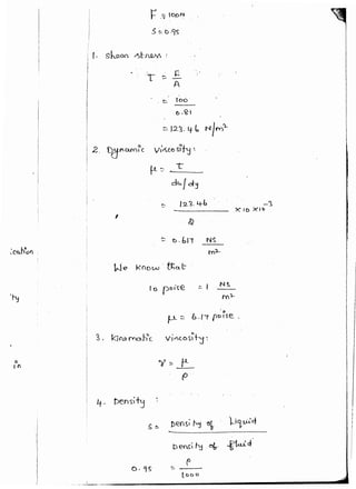 CE6451 - FLUID MECHANICS AND MACHINERY UNIT - I NOTES | PDF