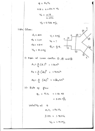 CE6451 - FLUID MECHANICS AND MACHINERY UNIT - I NOTES | PDF