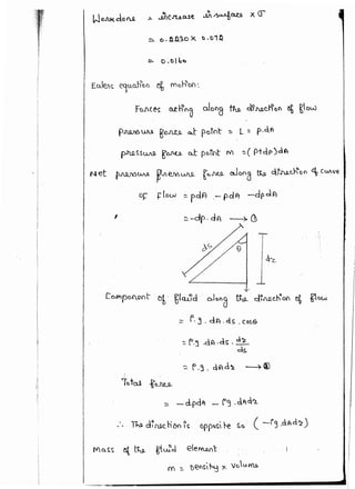CE6451 - FLUID MECHANICS AND MACHINERY UNIT - I NOTES | PDF