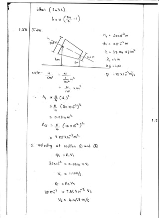 CE6451 - FLUID MECHANICS AND MACHINERY UNIT - I NOTES | PDF