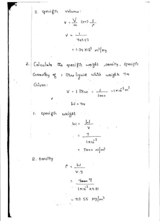 CE6451 - FLUID MECHANICS AND MACHINERY UNIT - I NOTES | PDF