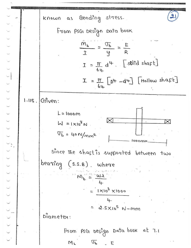 ME6503 - DESIGN OF MACHINE ELEMENTS UNIT - I NOTES | PDF