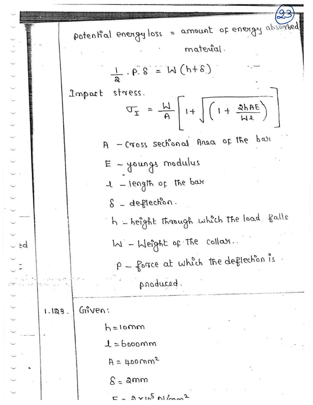 ME6503 - DESIGN OF MACHINE ELEMENTS UNIT - I NOTES | PDF