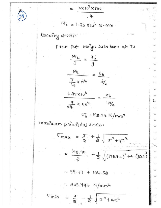ME6503 - DESIGN OF MACHINE ELEMENTS UNIT - I NOTES | PDF