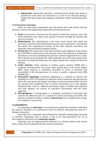 PC Hardware Overview | PDF