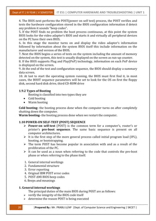 PC Hardware Overview | PDF