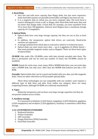 PC Hardware Overview | PDF