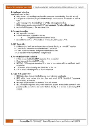 PC Hardware Overview | PDF