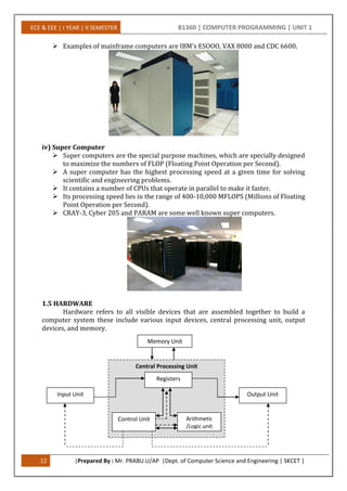 Introduction to Computers | PDF