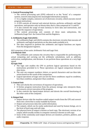 Introduction to Computers | PDF