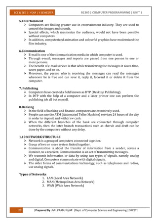 Introduction to Computers | PDF