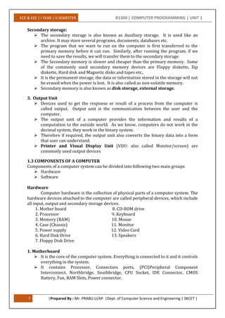 Introduction to Computers | PDF