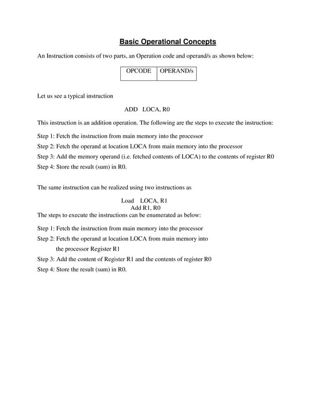 COMPUTER ORGNAIZATION NOTES | PDF | Free Download