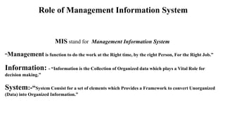 ManagemSystement Information | PPT
