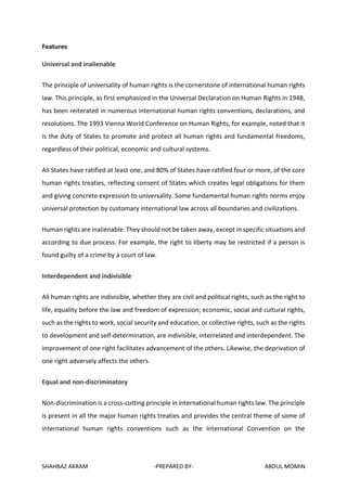 Human rights: Concepts, Origin, sources and ideological foundation pdf ...