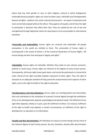 Human rights: Concepts, Origin, sources and ideological foundation pdf ...